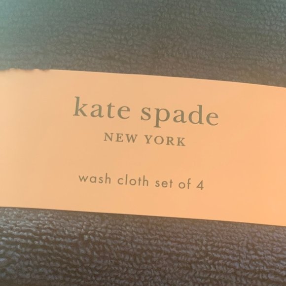 kate spade | Bath | Kate Spade Set Of 4 Wash Cloth | Poshmark
